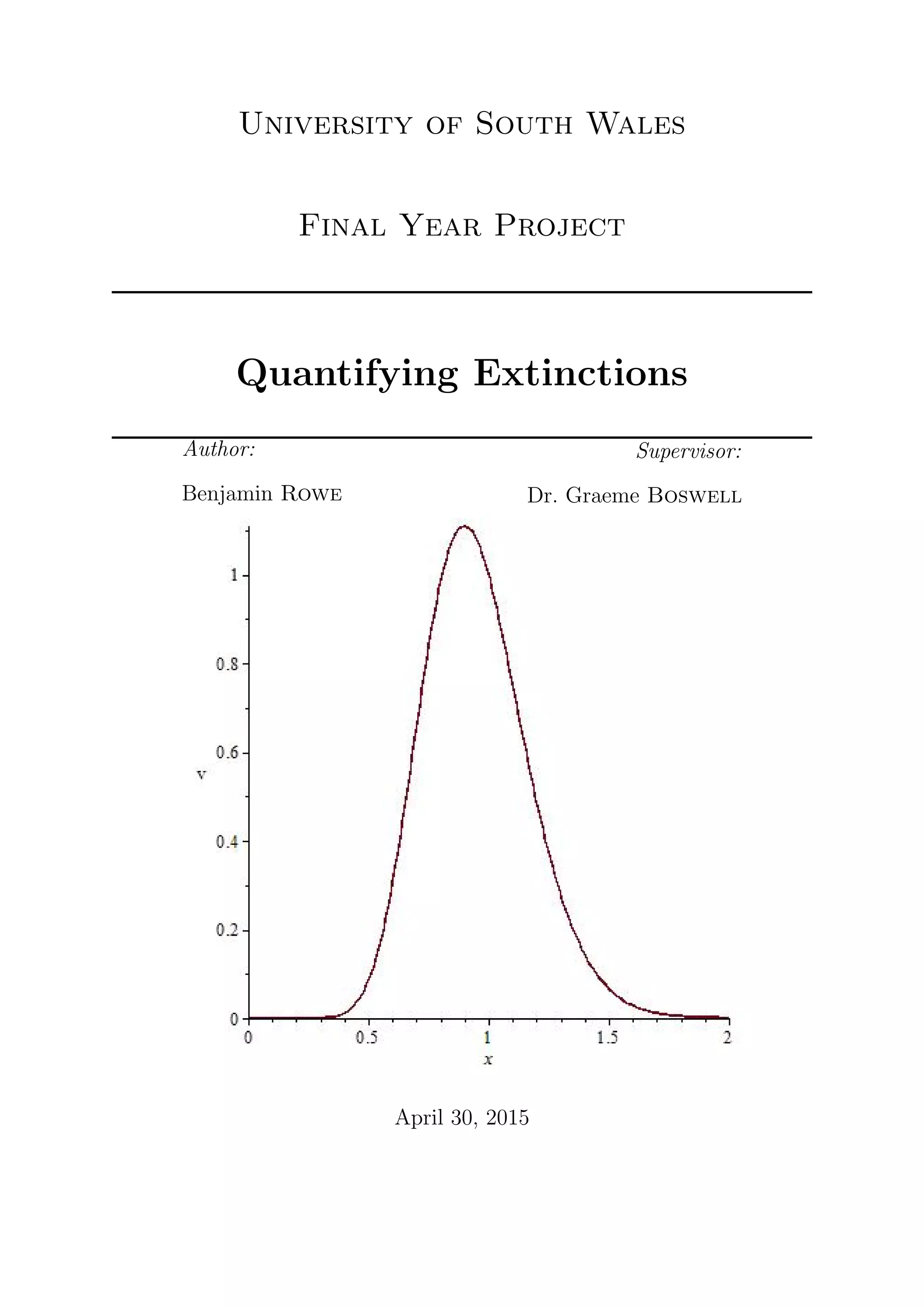 Quantifying Extinctions | PDF