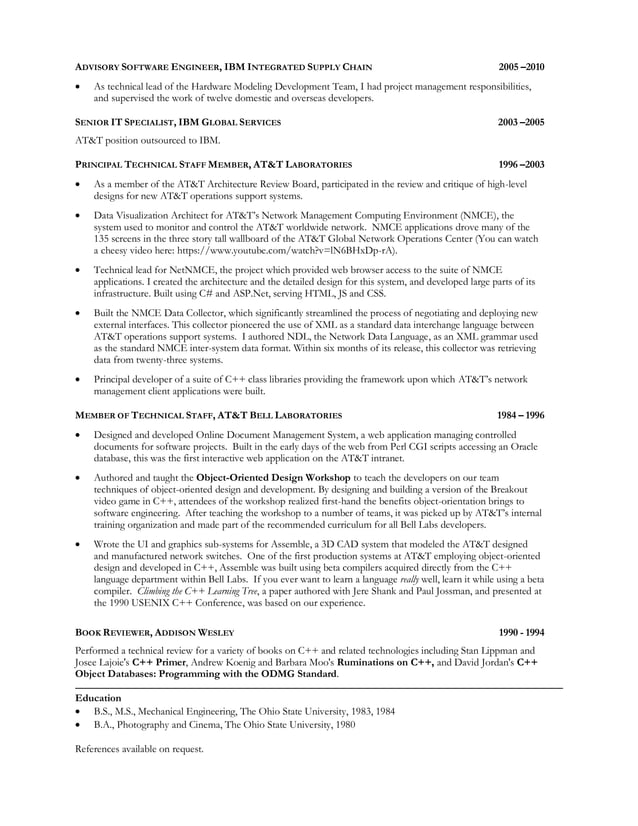 SchiebelResume | PDF