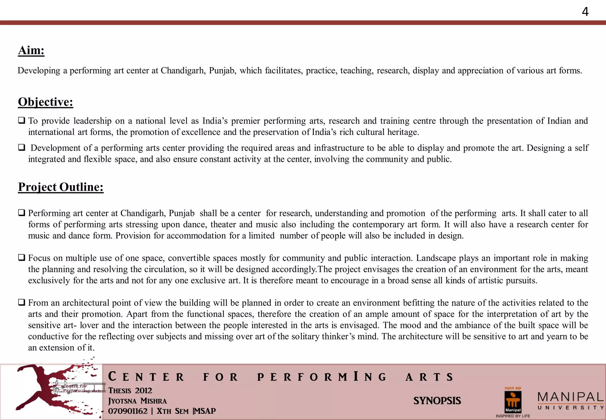 Performing Arts Centre final | PDF