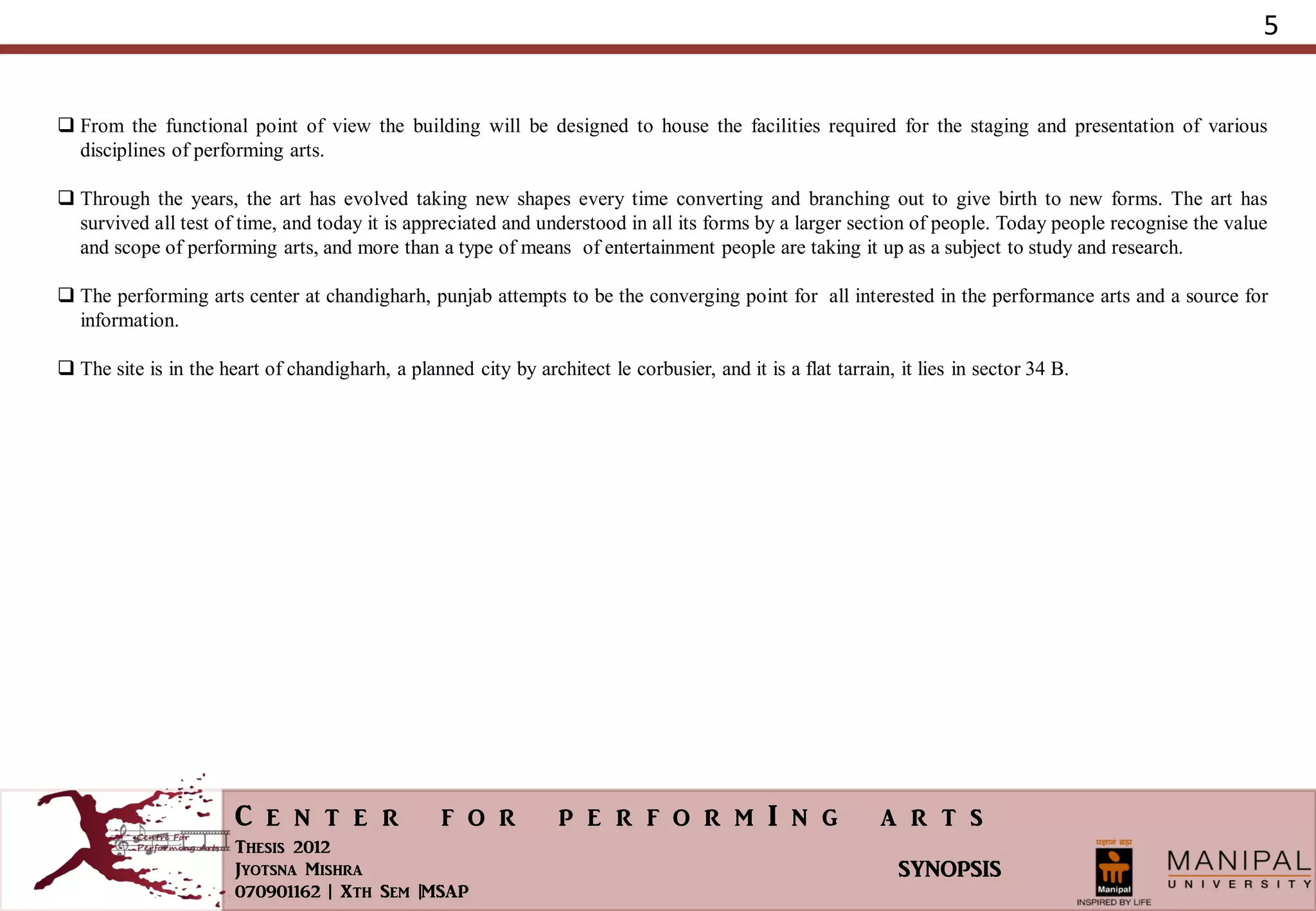 Performing Arts Centre final | PDF