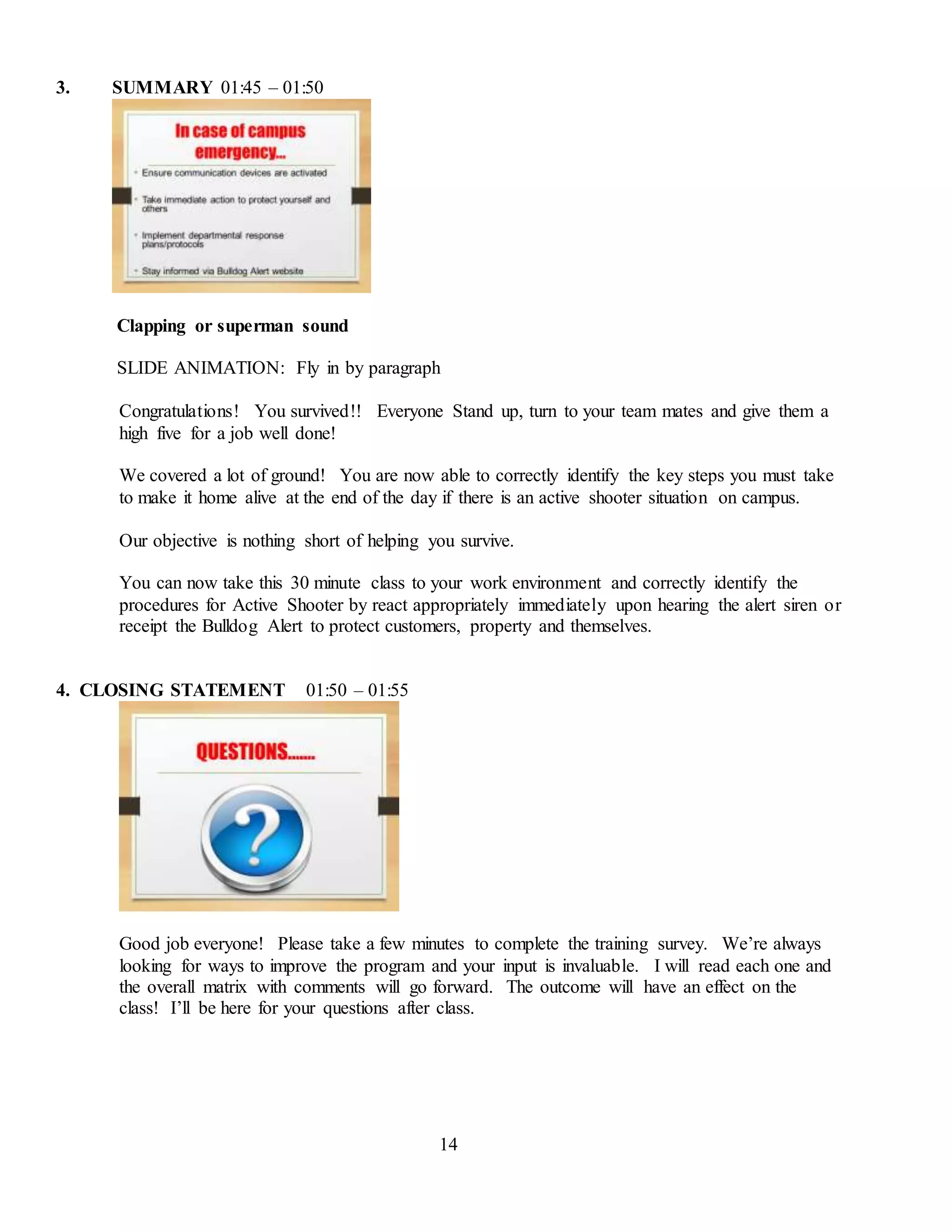 Bulldog Active Shooter Lesson Plan D.201