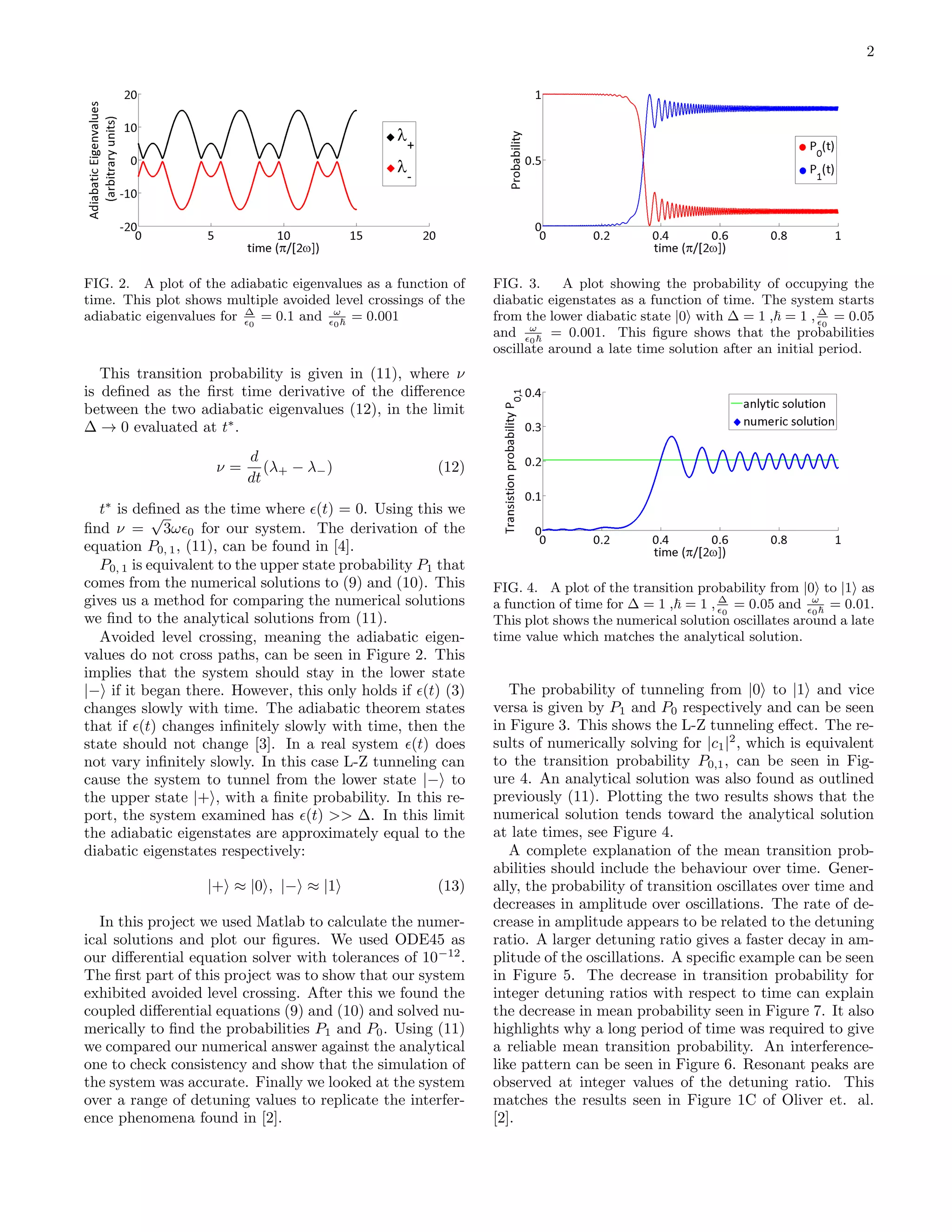landau-zener-tunneling | PDF | Chemistry | Science