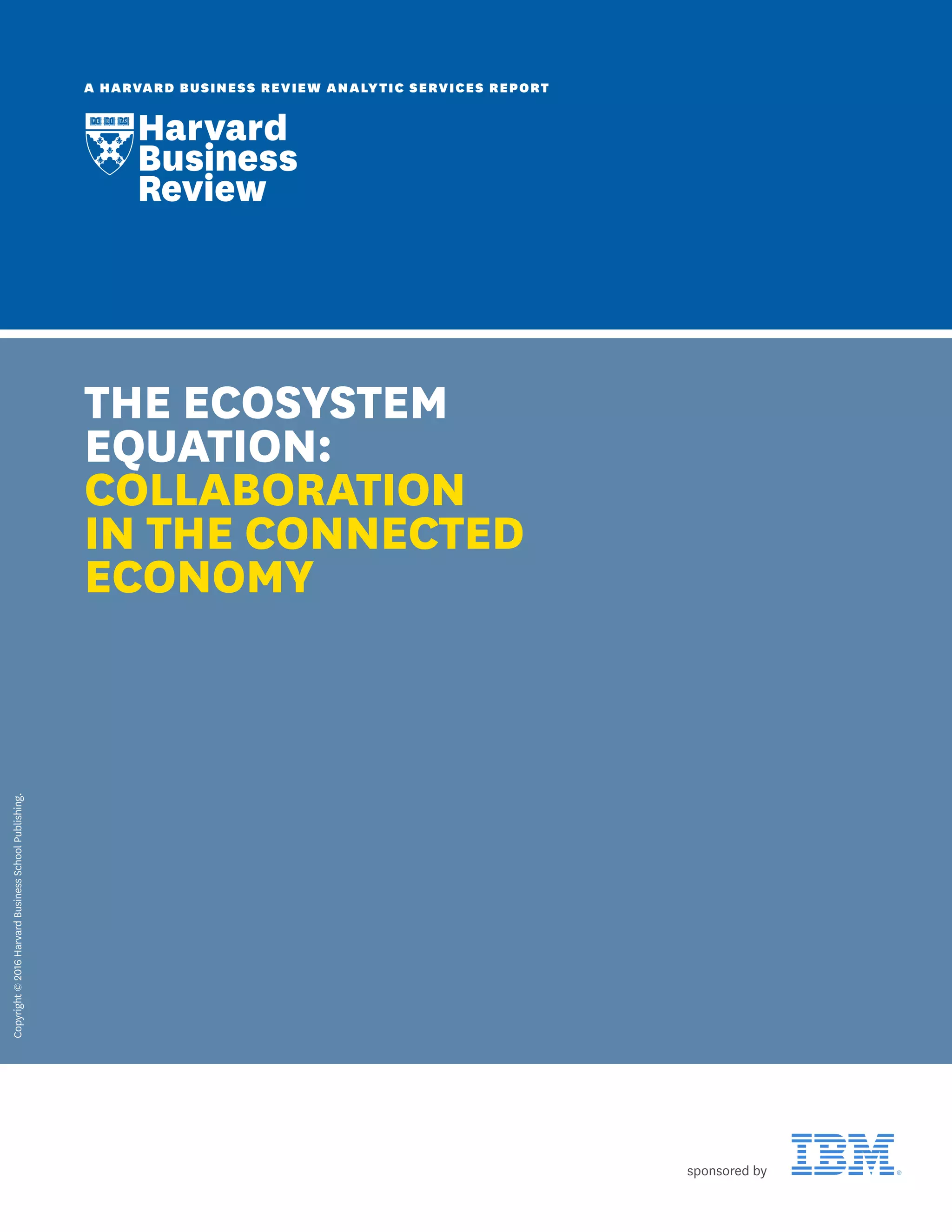 Harvard Business Review_The Ecosystem Equation - Collaboration in the ...