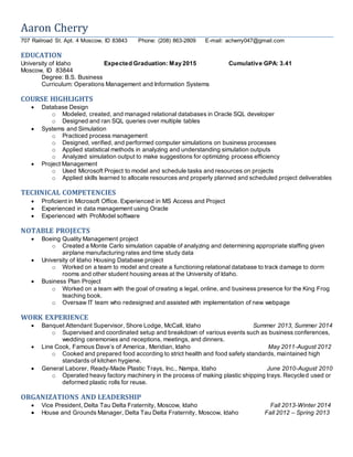 Aaron Cherry Resume 4-1 | DOCX