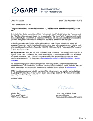 Exam_Results_Letter_November2016 | PDF