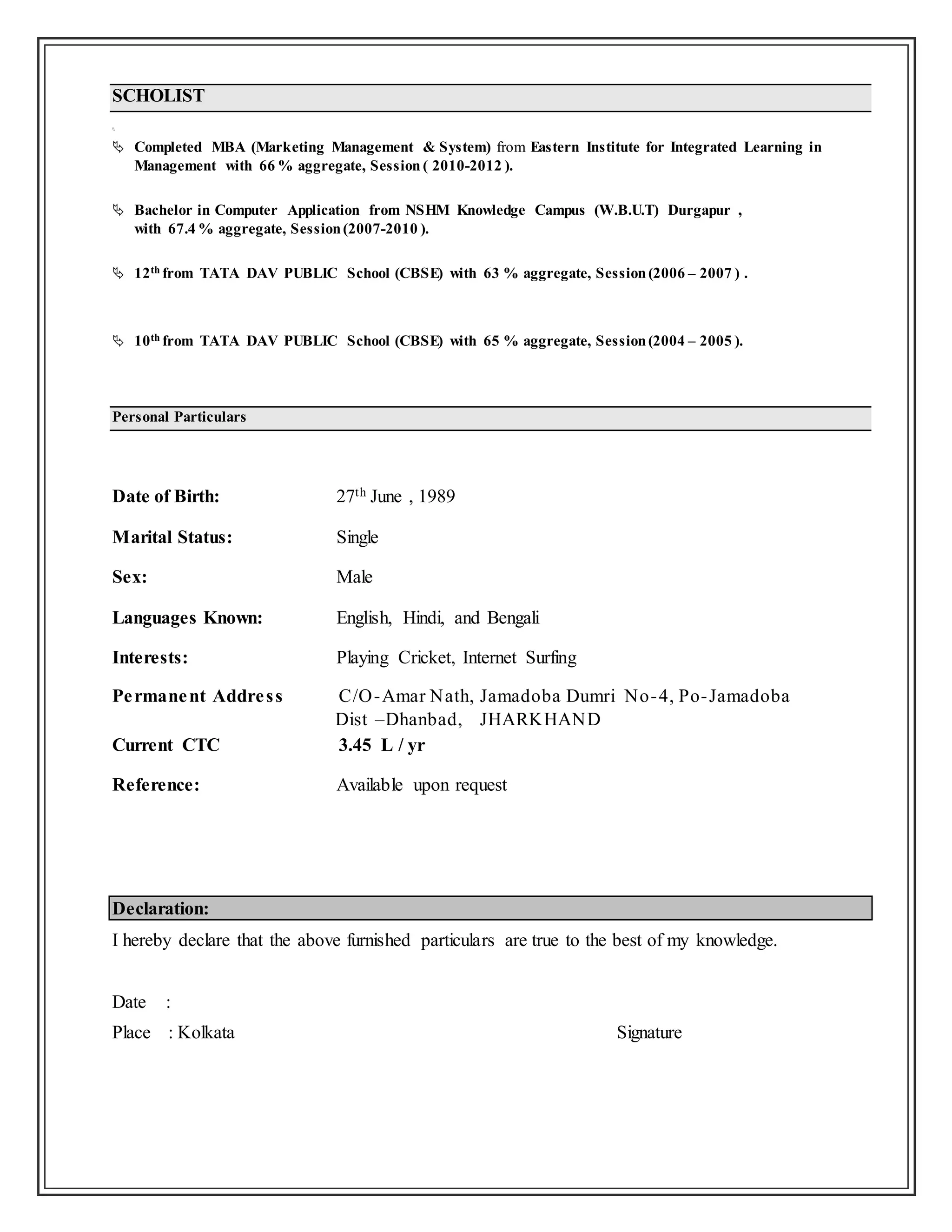 Chandan Updated CV | PDF