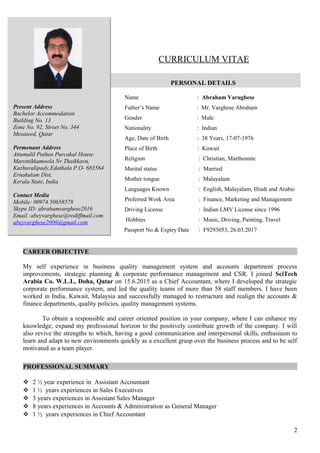 Abraham_Resume_Doha_2015 with Title | DOC