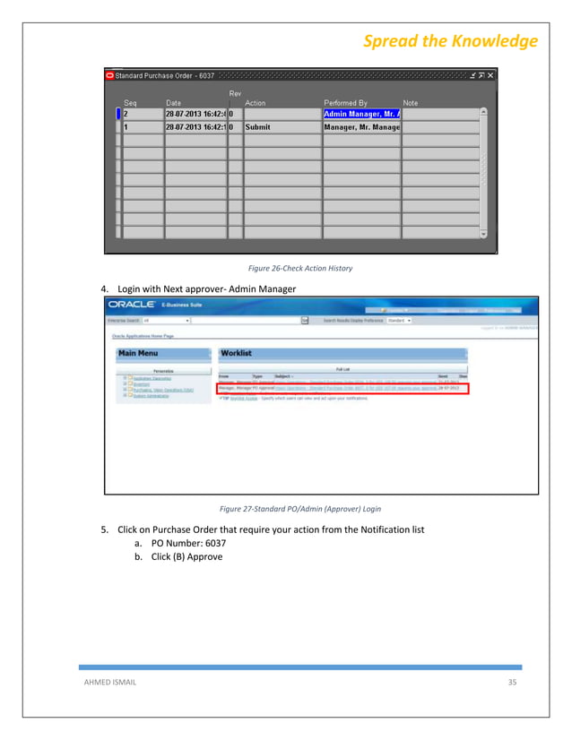 Purchase Order Approval Using Approval Management Engine | PDF ...