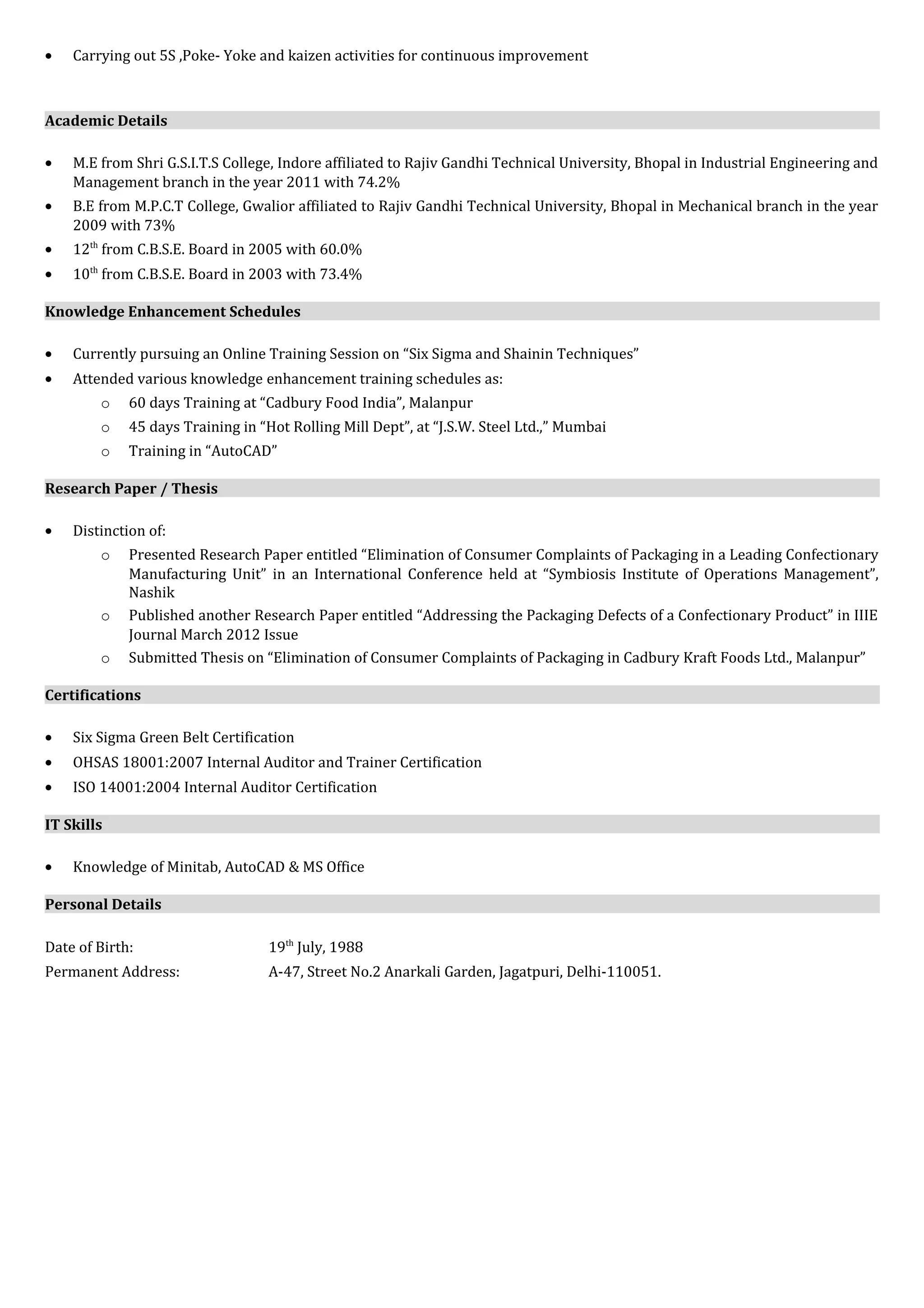 Resume_sushant (2) | PDF