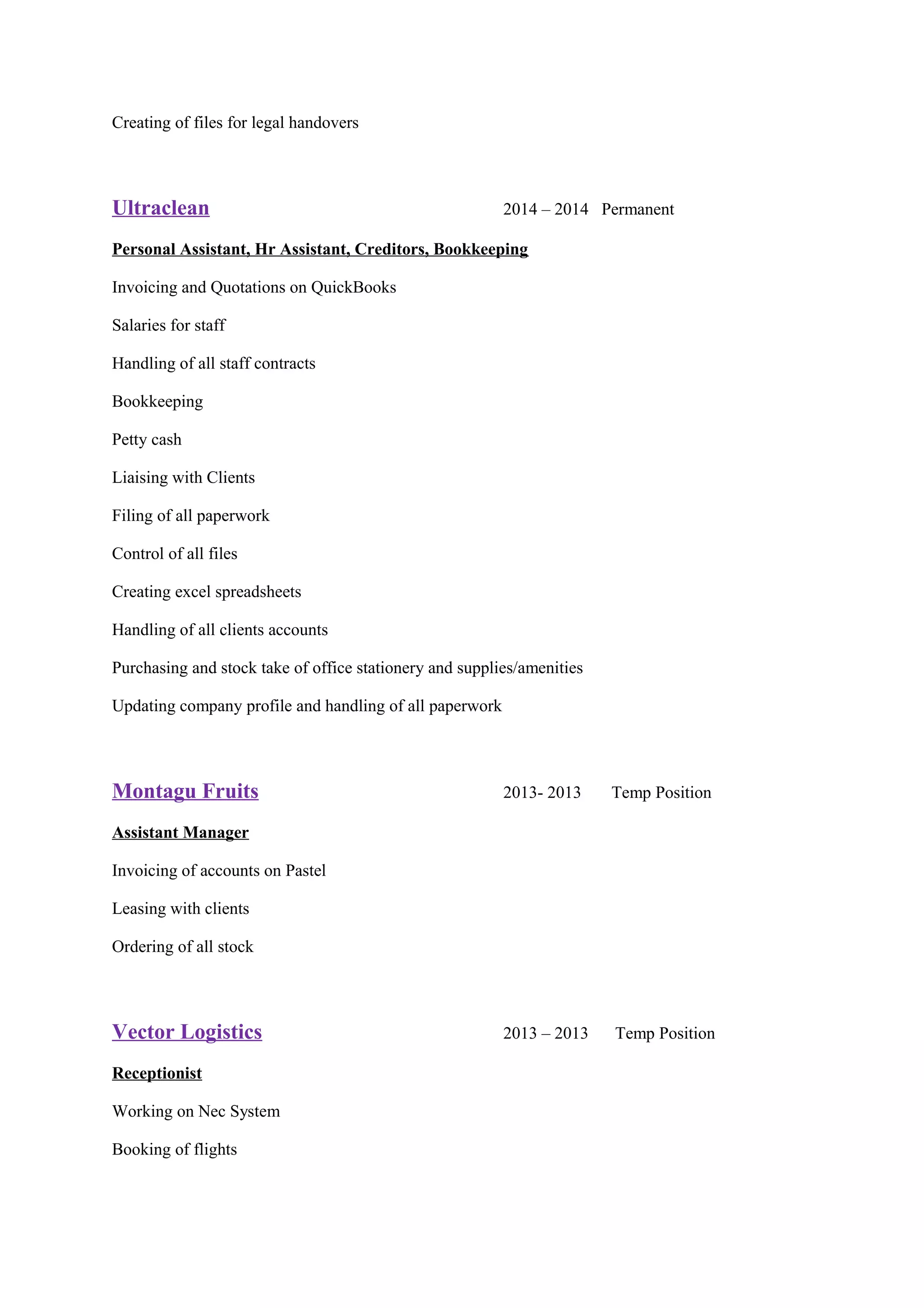 Curriculum Vitea Of Sam | PDF
