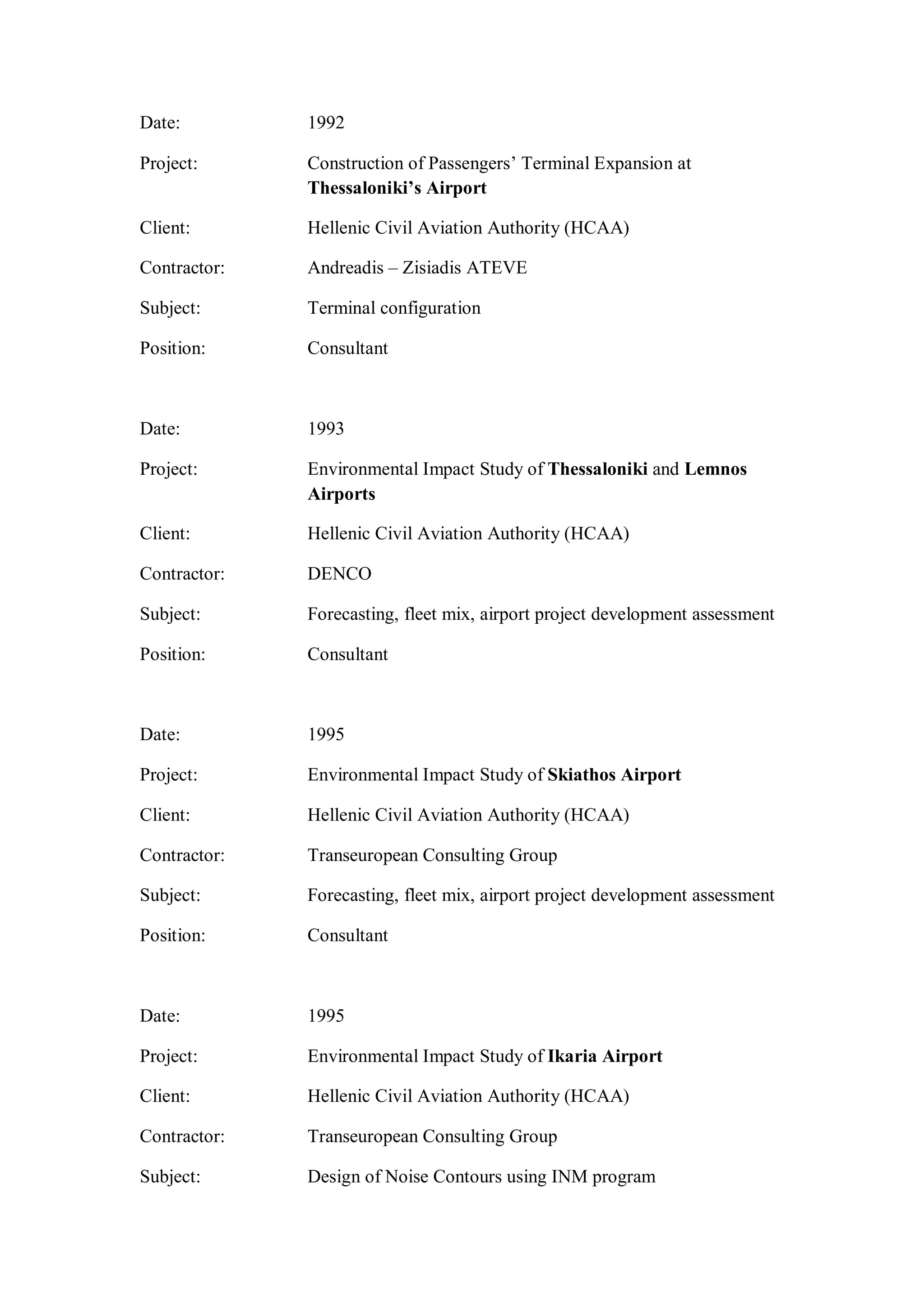 Airport Projects | PDF