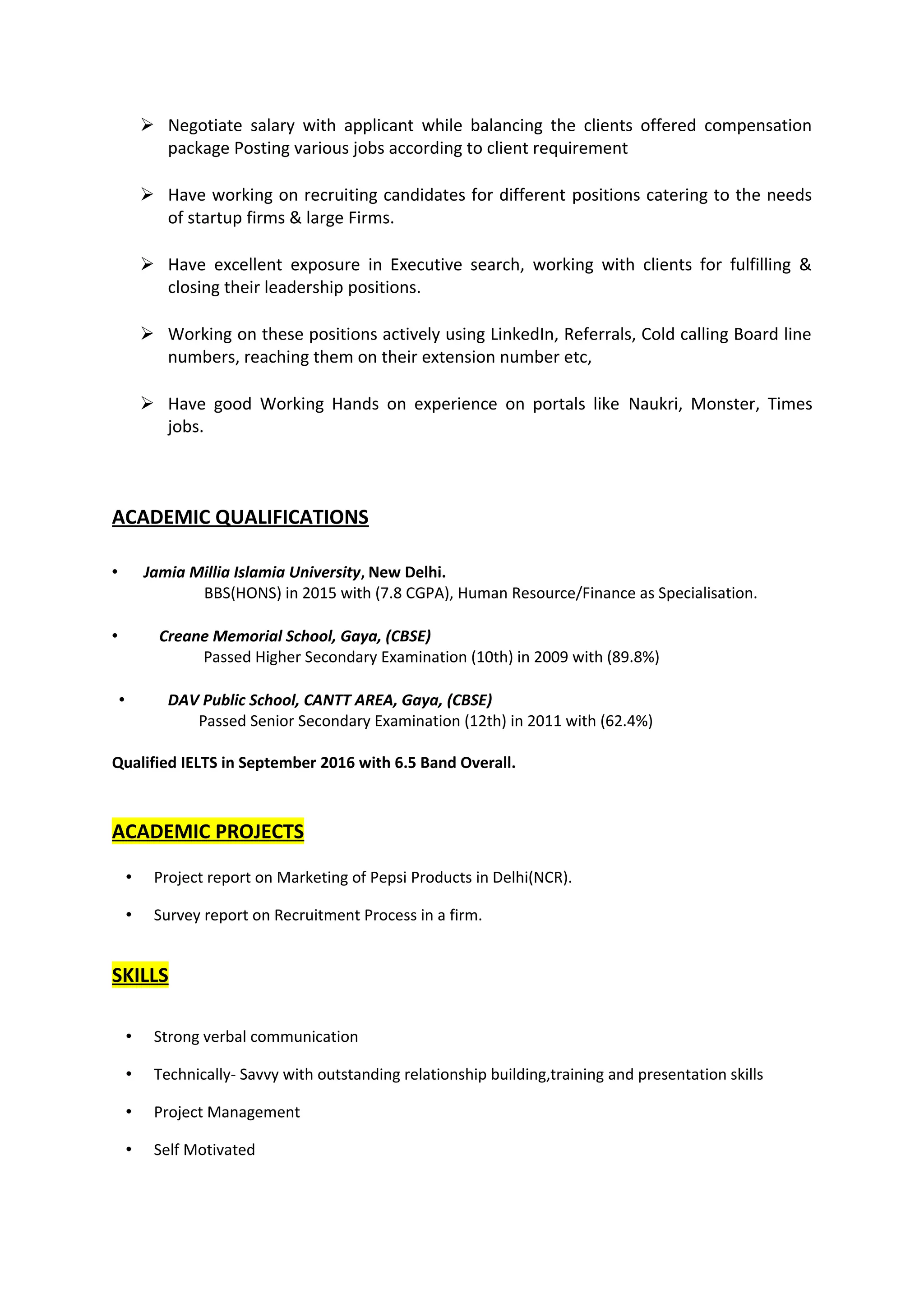 TabishAmanResume | PDF