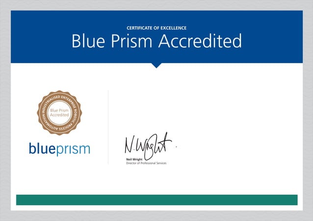 Blue Prism Developer Accreditation Certificate - Sahil Arora ...
