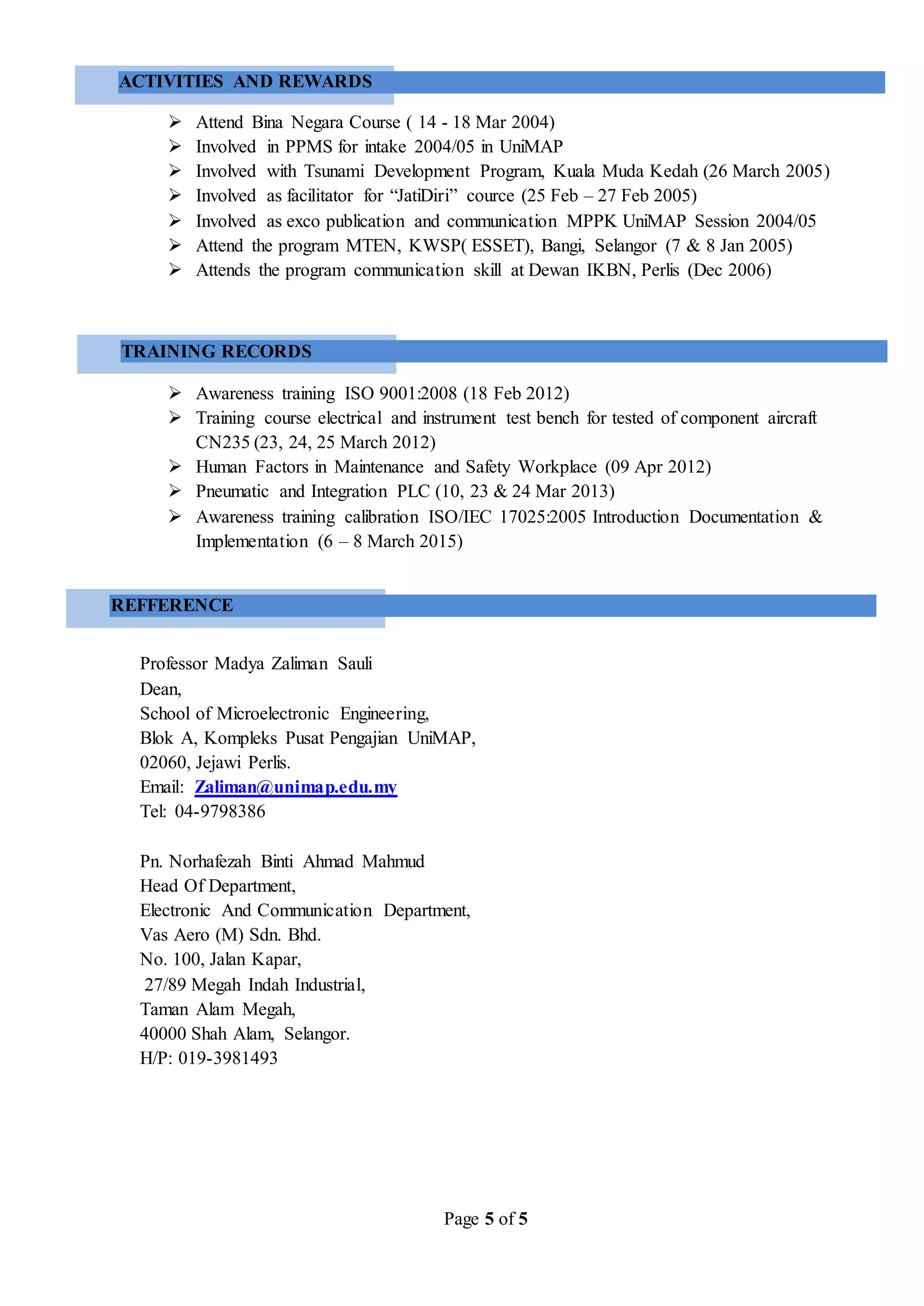 RESUME RAMLI ABD WAHAB | DOCX
