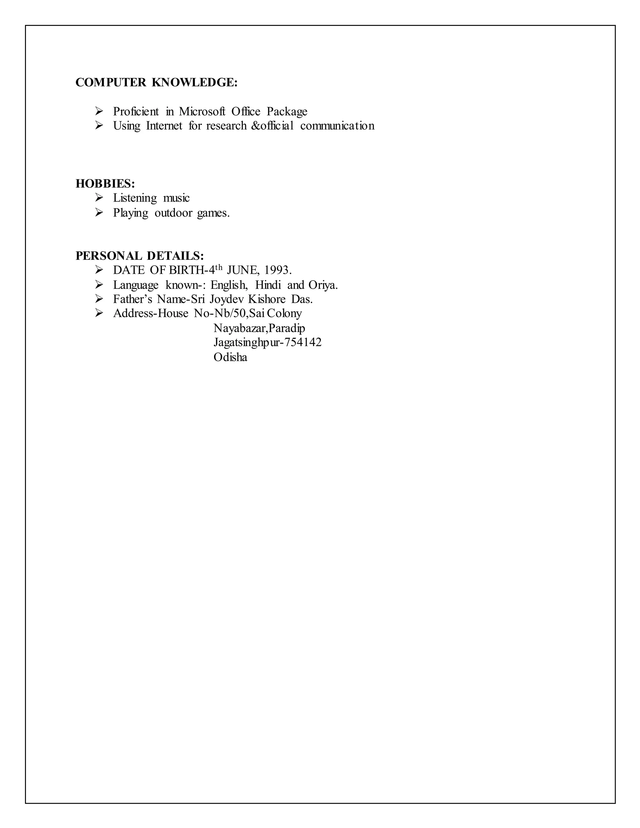 chandrika resume | DOCX