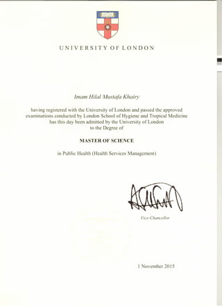 The Master Degree | PDF