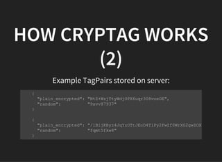 CrypTag: Building Encrypted, Taggable, Searchable Zero-knowledge ...