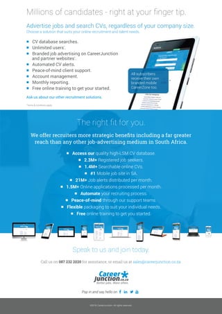 Career Junction - Agency Solutions | PDF | Resume Writing and Advice ...