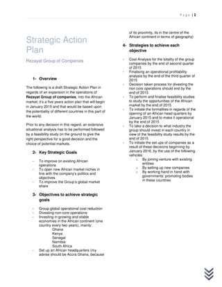Strategic Action Plan | PDF