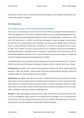 Eksamens opgaven - BLOK 1 - Kristian Sletten | PDF