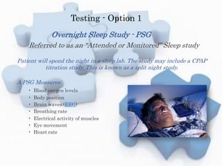 Intro to Sleep Apnea for healthcare providers | PPTX