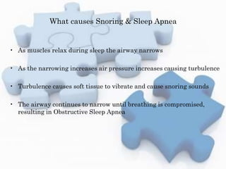 Intro to Sleep Apnea for healthcare providers | PPTX