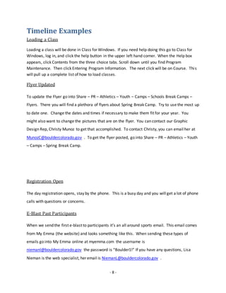 SOP Spring Break | PDF