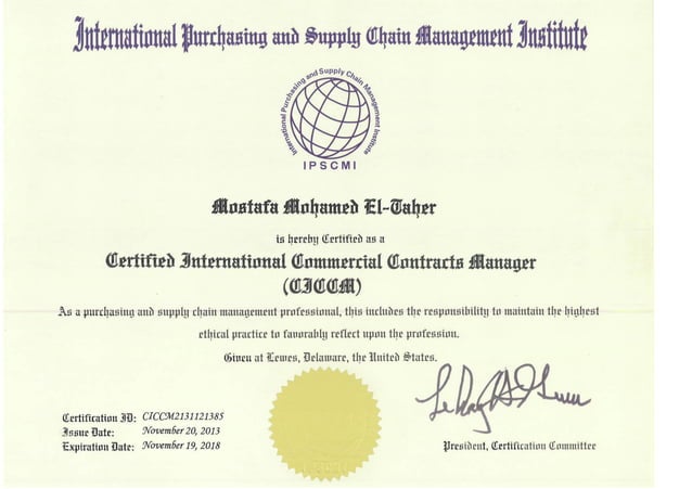 IPSCMI - Certified International Commercial Contract Manager | PDF