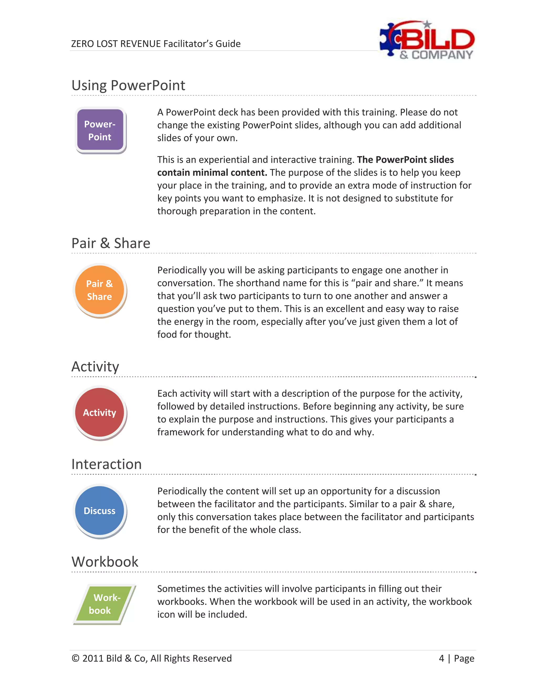 BILD Facilitator Guide sample | PDF