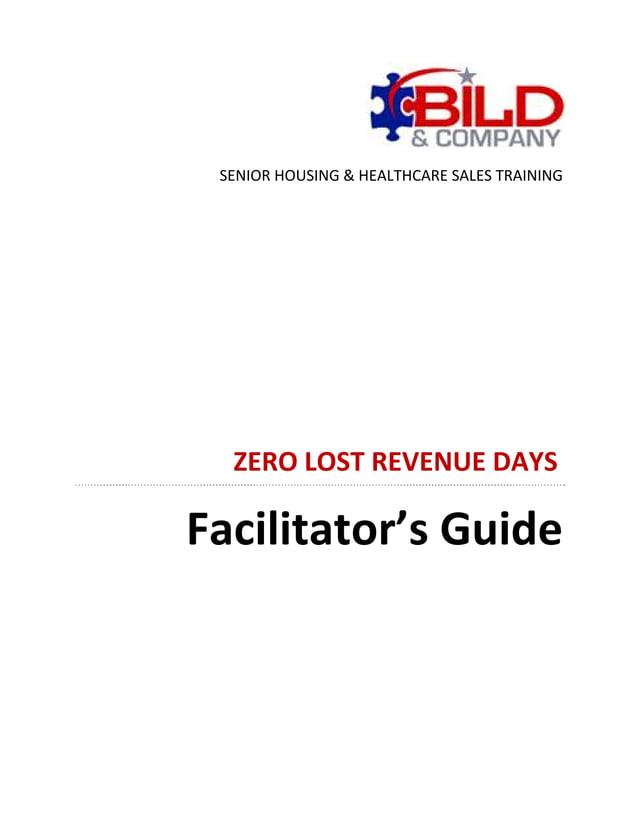 BILD Facilitator Guide sample | PDF | Business | Business and Finance