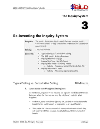 BILD Facilitator Guide sample | PDF