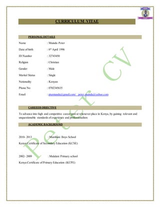 CURRICULUM VITAE | DOCX