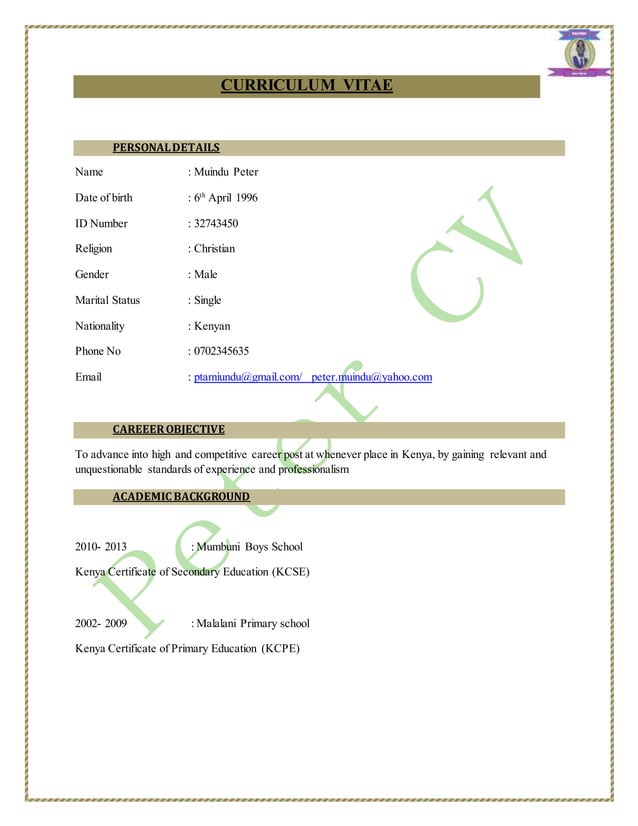 CURRICULUM VITAE | DOCX