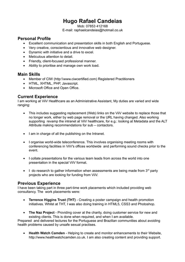 New_CV_ariel_07_2016 | PDF