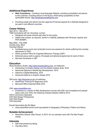 New_CV_ariel_07_2016 | PDF