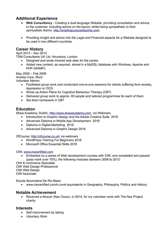 New_CV_ariel_07_2016 | PDF