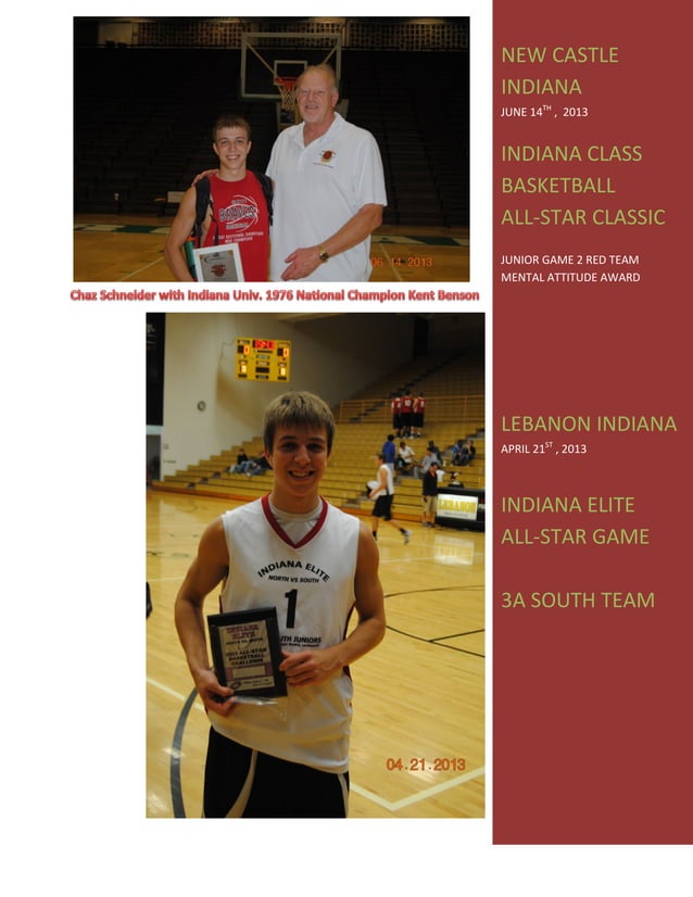 Chaz Schneider 2014 Information | PDF