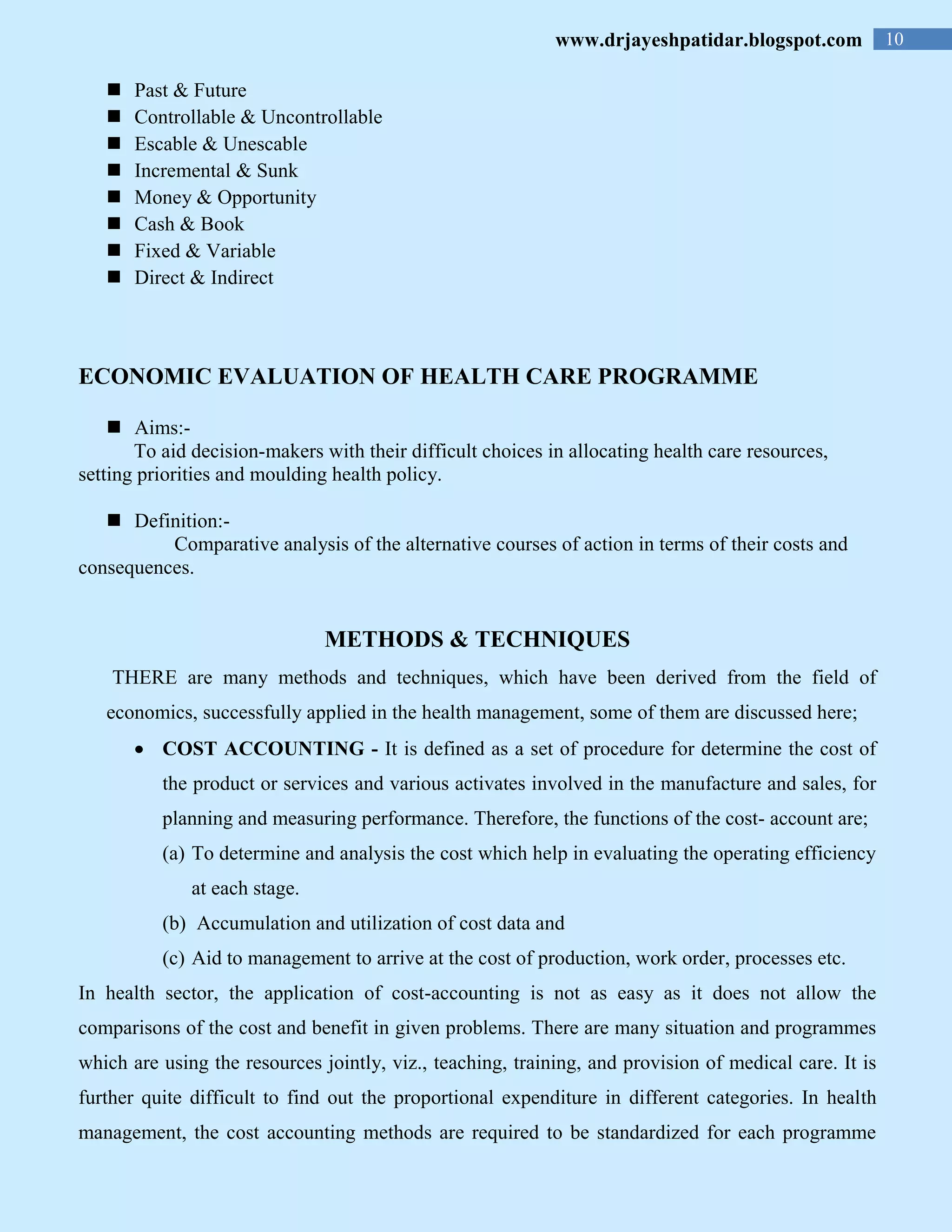 Health economics | PDF