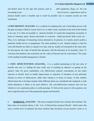 Health economics | PDF