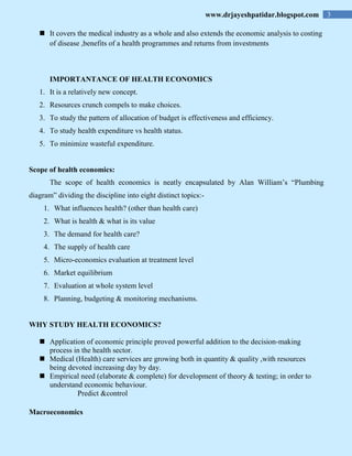 Health economics | PDF