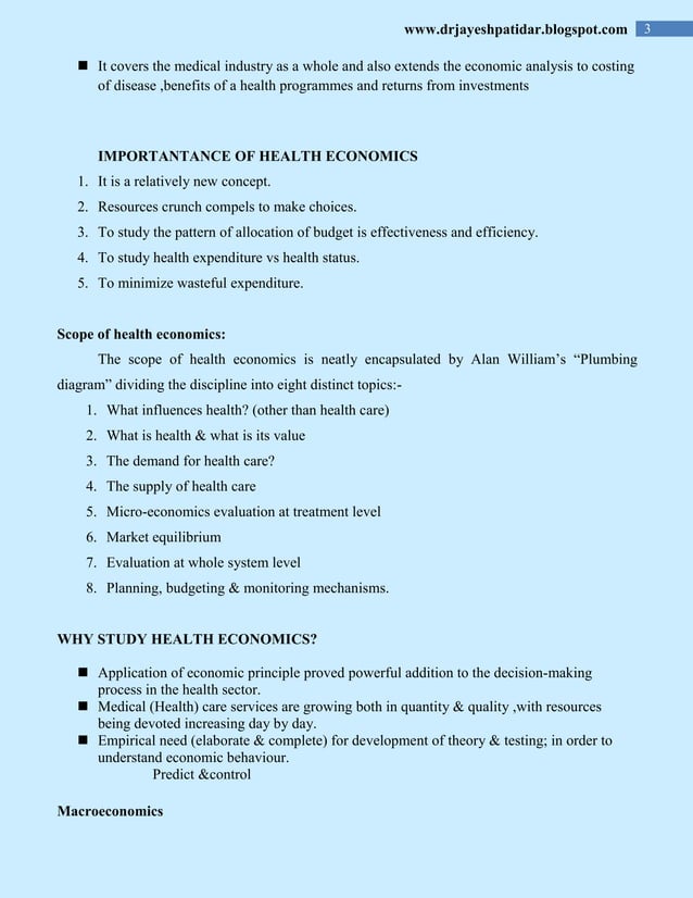 Health economics | PDF