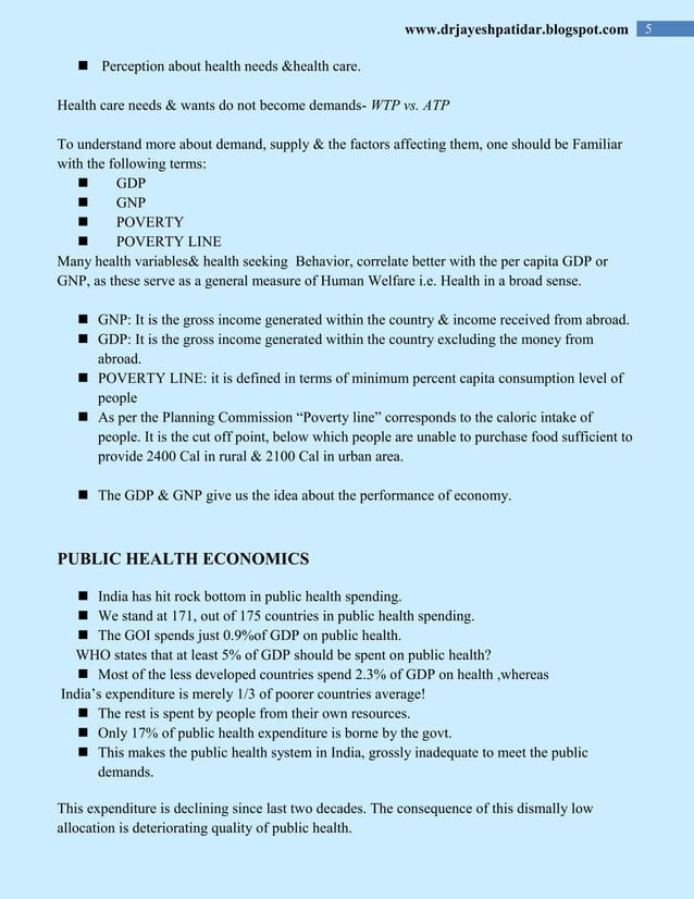 Health economics | PDF