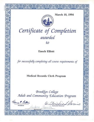 Medical Records Clerk Program | PDF