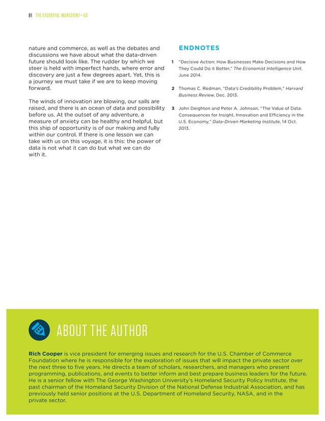 The Essential Data Ingredient | PDF