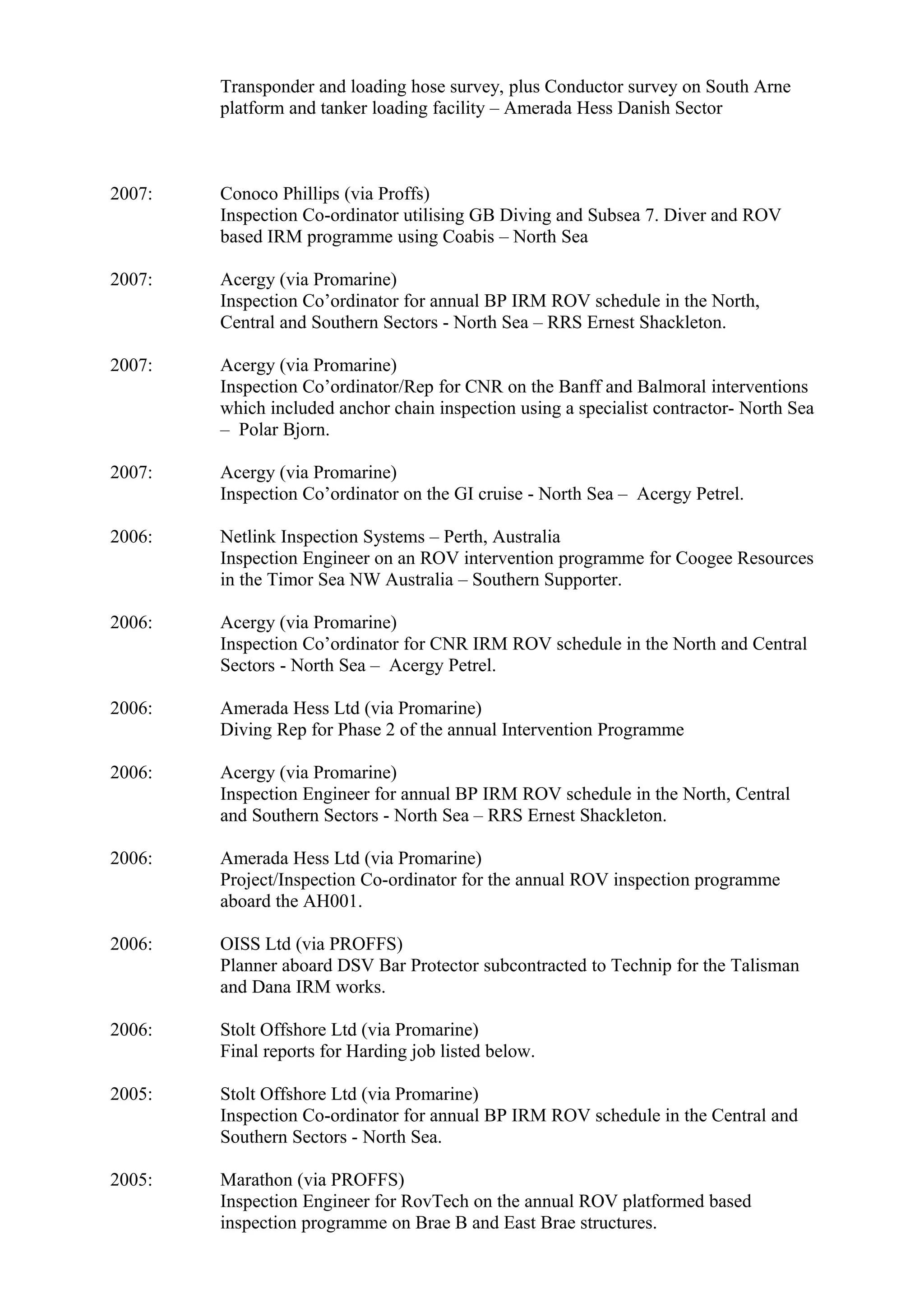 Tim Bailey CV updated July 2015 | DOC