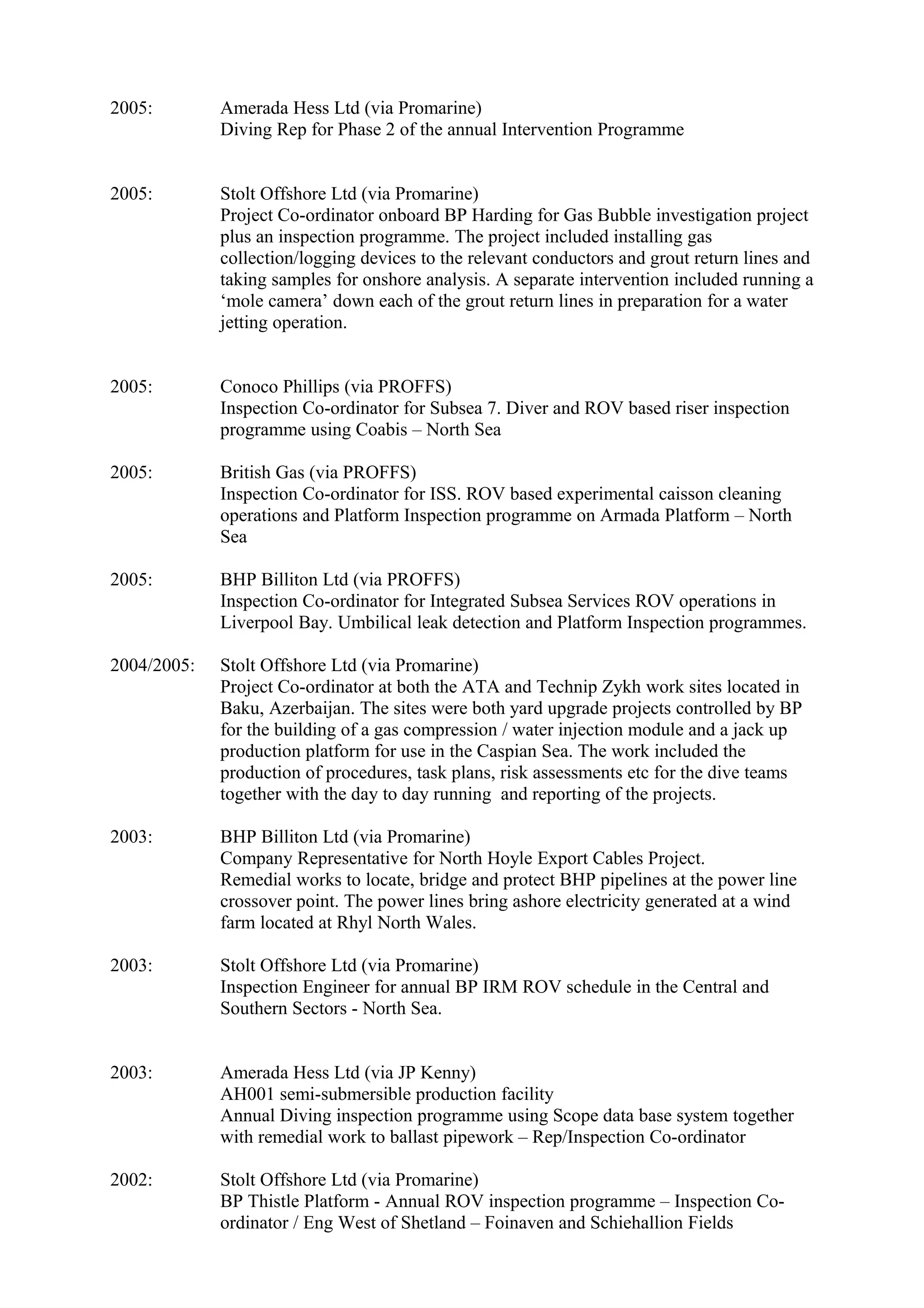 Tim Bailey CV updated July 2015 | DOC