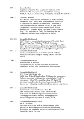 Tim Bailey CV updated July 2015 | PDF