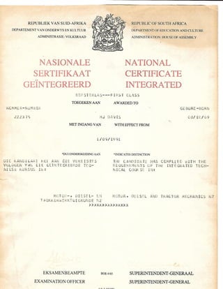 National Certificate N2 | PDF