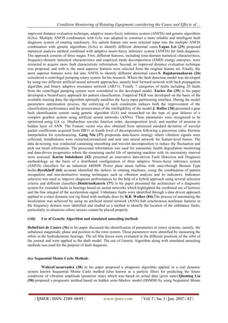Condition Monitoring of Rotating Equipment Considering the Cause and Effects of Vibration: A ...