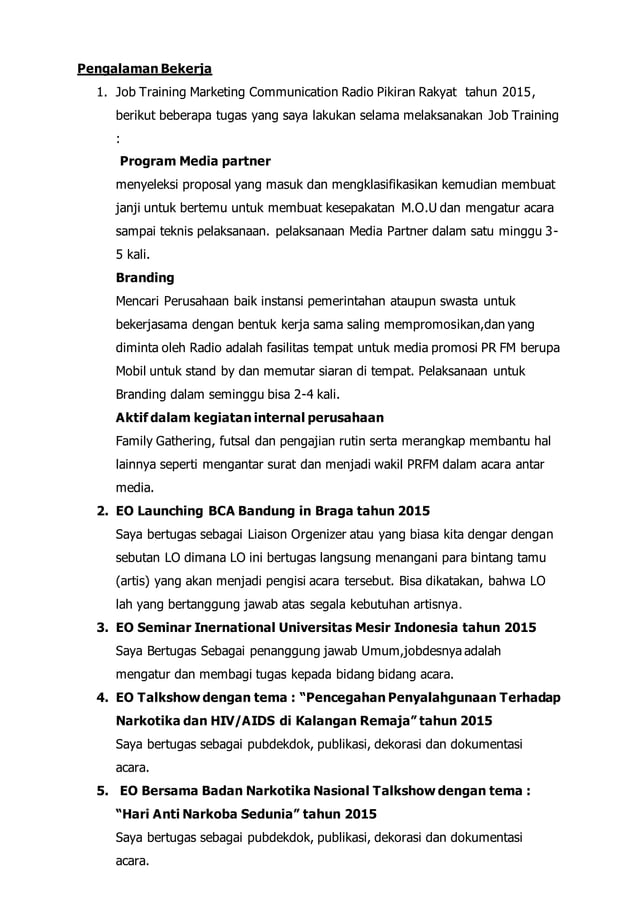 SURAT LAMARAN KERJA aldi | DOCX